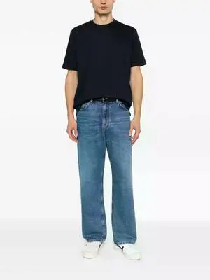 MAZZARELLI Round-neck T-shirt - Blue