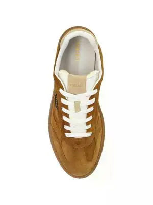 Versace Greca Panelled Sneakers - Brown