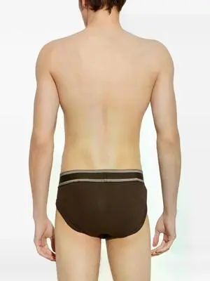 Versace Ribbed Cotton-jersey Briefs