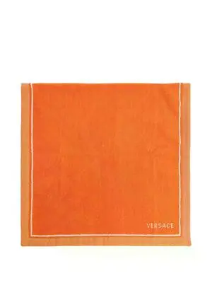 Versace Logo-detail Towel - Orange