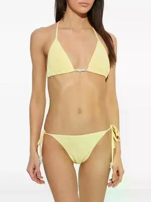Hunza G Gina Beaded Bikini - Yellow