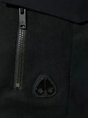 Moose Knuckles Logo-detail Cargo Shorts - Black