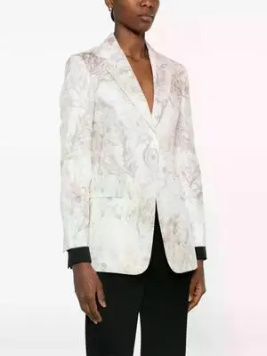 Max Mara Floral Print Blazer