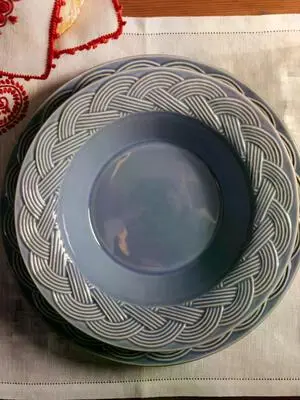 HOUSE OF CAPRICORN Vime Ceramic Soup Plate