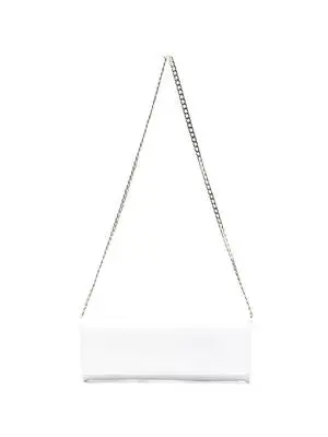 CASTAGNA Chain-strap Clutch - White