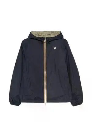 K-WAY Hooded Zip Jacket - Blue