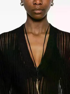 UMA WANG V-neck Textured Top