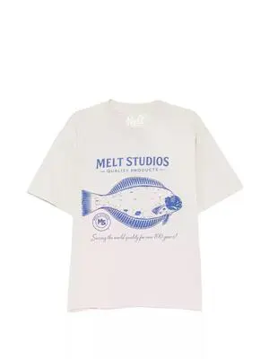 MELT Fish-print T-shirt