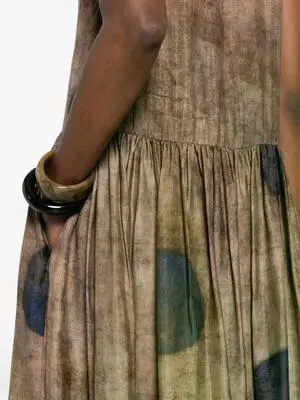 UMA WANG Ardal Draped Midi Dress