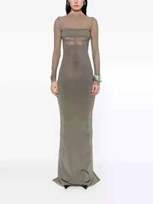 Rick Owens Dirt Coda Maxi Skirt - Grey