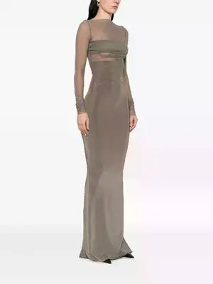 Rick Owens Dirt Coda Maxi Skirt - Grey