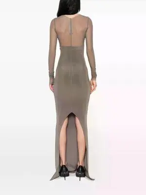 Rick Owens Dirt Coda Maxi Skirt - Grey