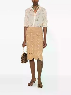 FORTE_FORTE Floral Print Shirt