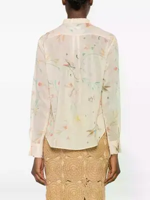 FORTE_FORTE Floral Print Shirt