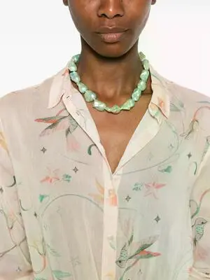 FORTE_FORTE Floral Print Shirt