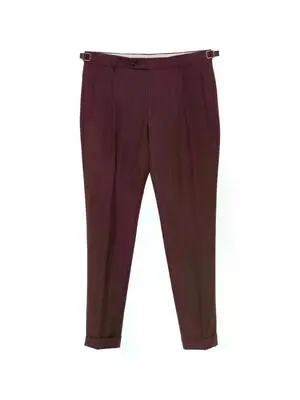 BERWICH Pinstriped Trousers - Red