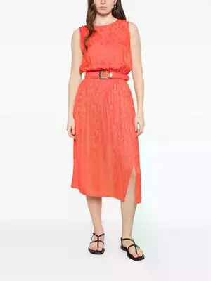 Pinko Belted Midi Dress