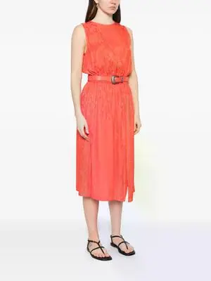Pinko Belted Midi Dress