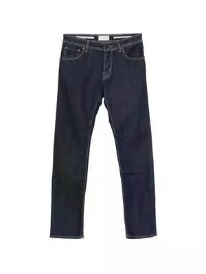 Jacob Cohen Nick Stitching Five-pocket Jeans - Blue