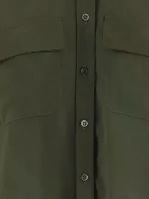 F.IT Flap-pocket Button Shirt - Green