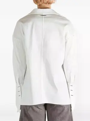 GRACE LING Oversized-fit Wrap Shirt