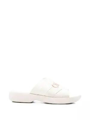 Chloé Open-toe Flat Sandals - Neutrals