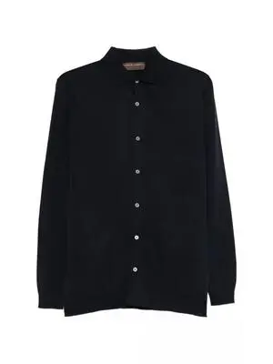 FILIPPO DE LAURENTIIS Long-sleeve Buttoned Shirt - Blue