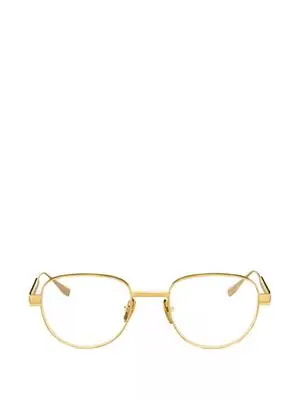 Balmain Oval-frame Eyeglasses - Gold