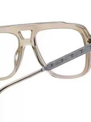 Balmain Square Frame Glasses - Grey