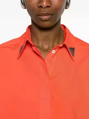 Pinko Embellished-collar Shirt