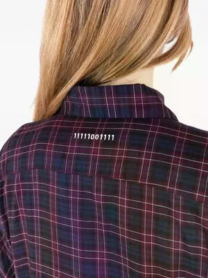SOCIETE ANONYME Checked Tie Waist Midi Dress