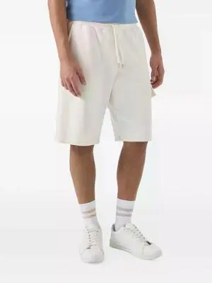 MC2 SAINT BARTH Cargo Pocket Drawstring Shorts - Neutrals