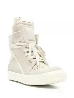 Rick Owens Geobasket High-top Sneakers - Grey