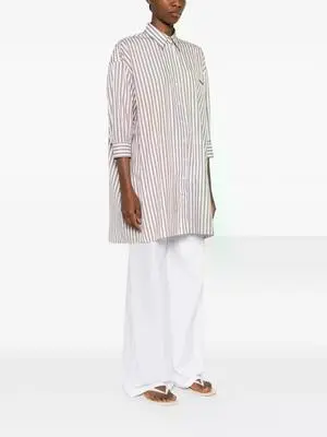 Brunello Cucinelli Striped Pocket Shirt