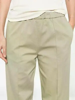 Fabiana Filippi Elasticated Straight Leg Trousers - Green