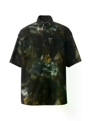 AND WANDER Pocket Print Shirt - Black