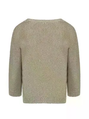 Max Mara Crew-neck Sweater - Neutrals