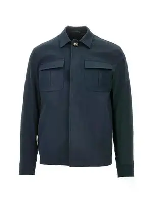 Herno Single Breasted Overshirts For Men