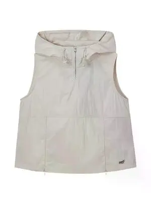 MINI CREAM Hooded Vest