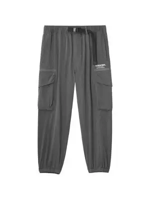 FINGERCROXX Cargo-pockets Track Pants - Grey