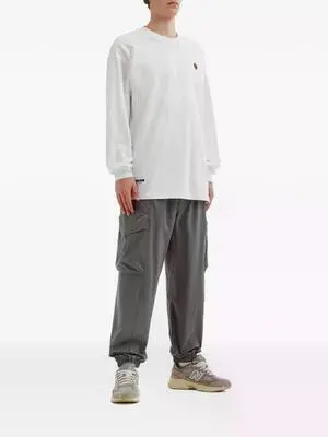 FINGERCROXX Cargo-pockets Track Pants - Grey