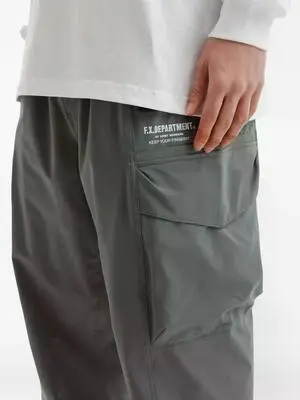 FINGERCROXX Cargo-pockets Track Pants - Grey