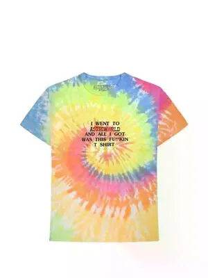TRAVIS SCOTT Lollapalooza I Went To Astroworld T-shirt - Yellow
