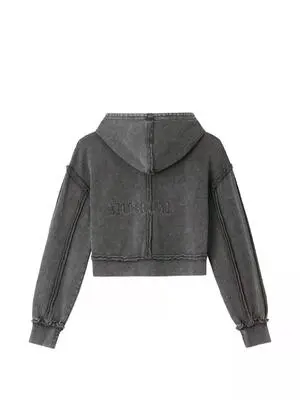MUSIUM DIV. Zip Hooded Knitwear