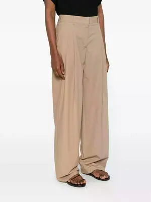 CELLAR DOOR Wendy Pleated Trousers - Neutrals