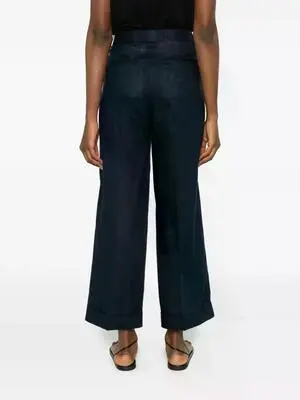 CELLAR DOOR Angie Pleated Trousers - Blue