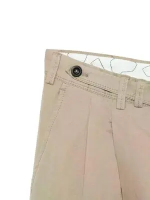 PT TORINO Pleated Cuffed Trousers - Neutrals