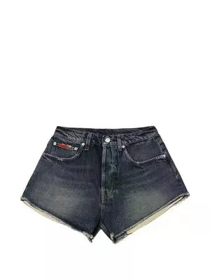 Martine Rose Frayed Denim Shorts