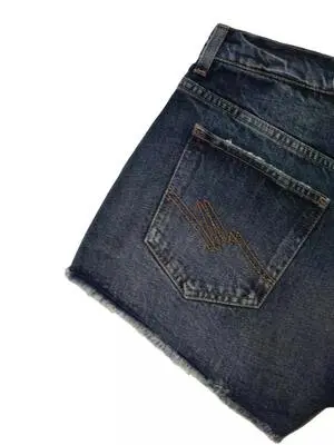 Martine Rose Frayed Denim Shorts