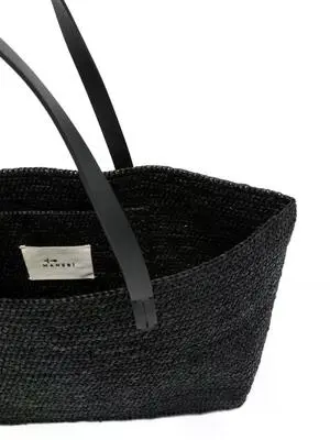Manebí Tag Shoulder Bag - Black